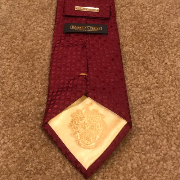 Donald Trump | Accessories | Donald J Trump Solid Red Geometric ...